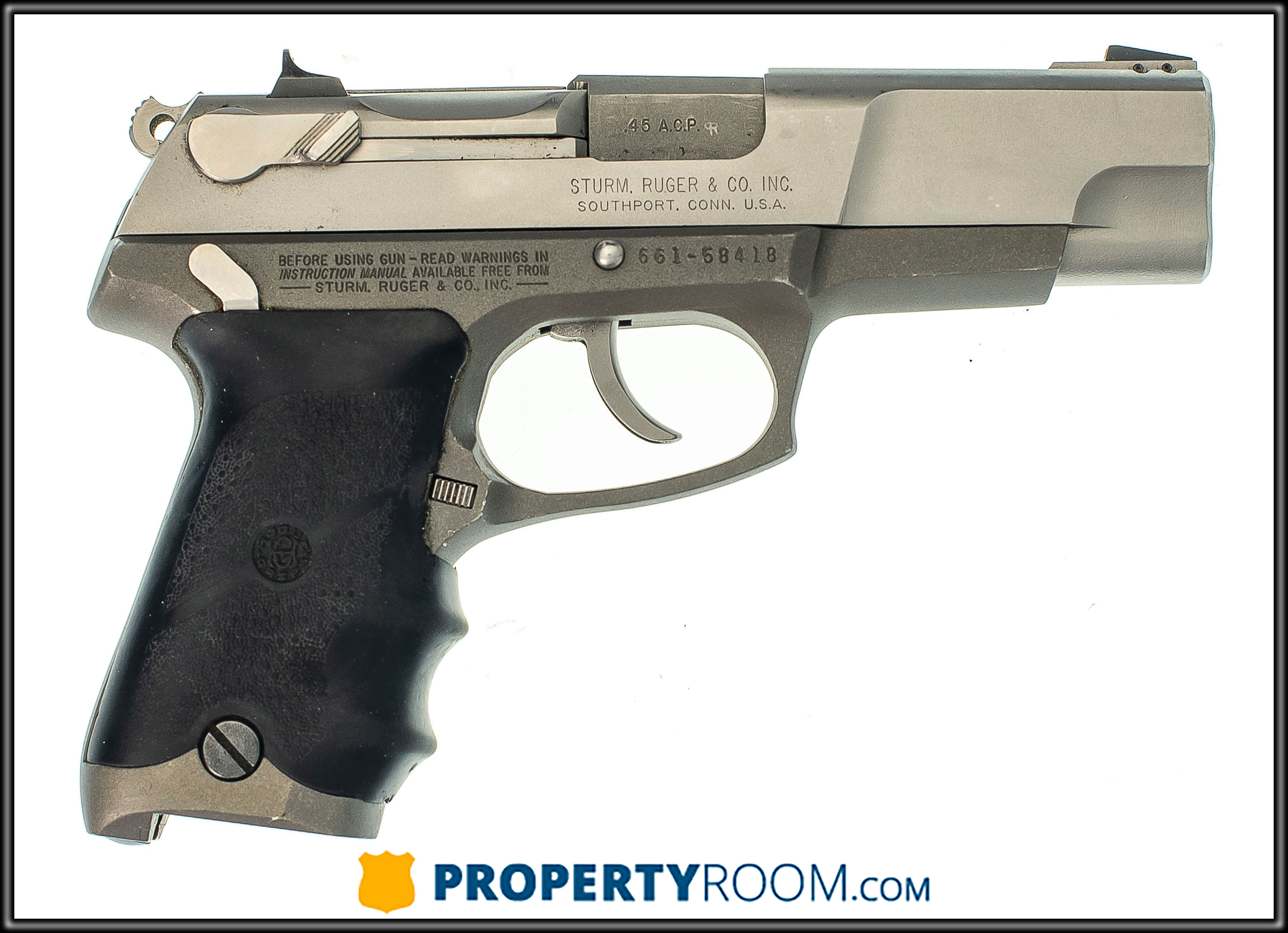 RUGER P90 45 ACP (Auction ID: 19069605, End Time : May. 05, 2024 20:20: ...
